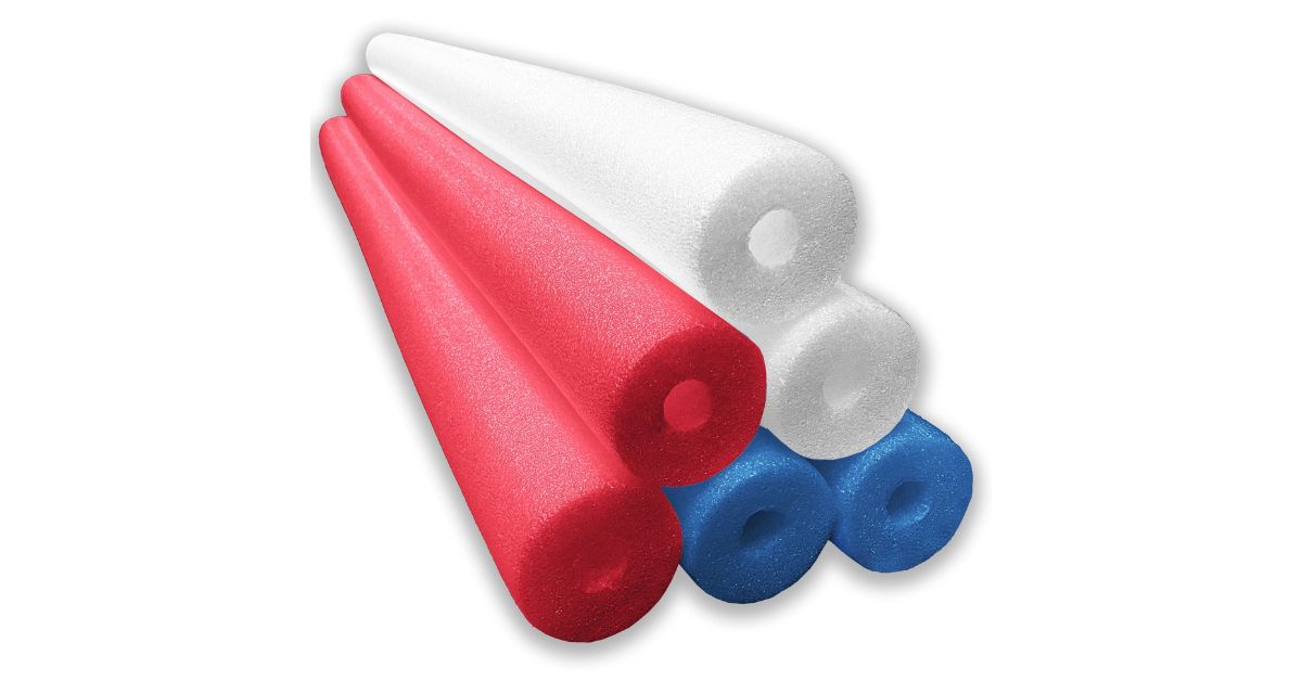 Fun Summer Activity: Painting With Pool Noodle Stamps