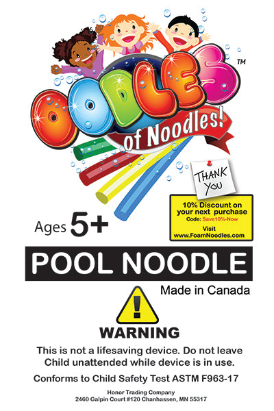 Oodles of Noodles Solid-Core White - 3 Pack – FoamNoodles Oodles of Noodles Solid-Core White - 3 Pack – FoamNoodles