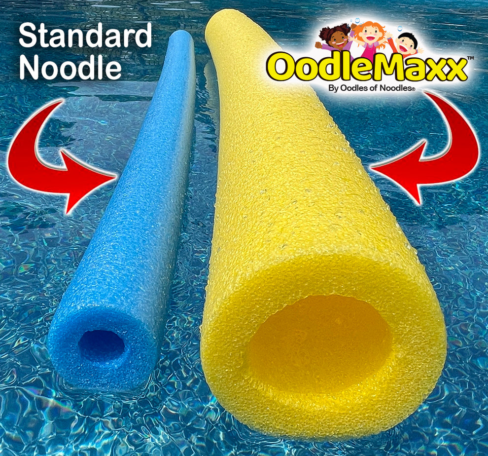 OodleMaxx Giant Pool Noodle Black- 1, 3, 12 Count Packs