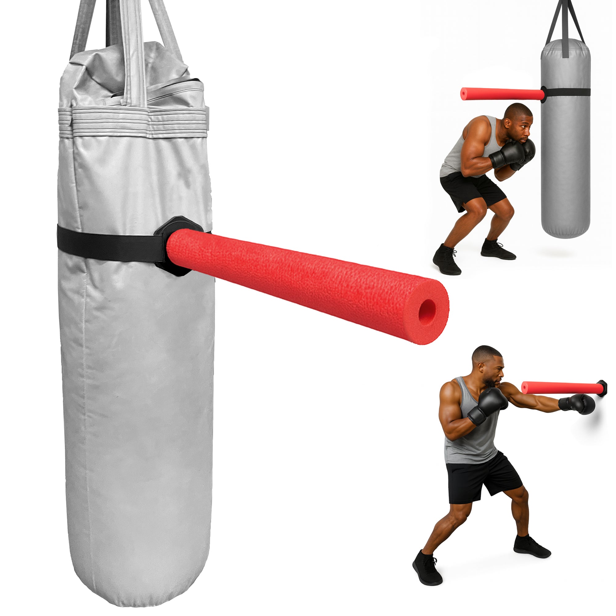 SlipTrainer: Boxing MMA Heavy Punching Bag Defense Reflex Foam Attachm